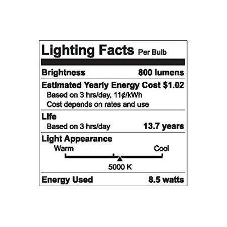 GE Refresh 60-Watt EQ A19 Daylight Dimmable LED Light Bulb (16-Pack)