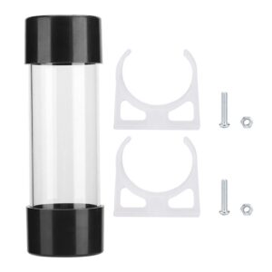 ashata cylinder water cooling, 150mm transparent fast cooling water, g1/4 thread heat exchanger water cooling reservoir radiator for pc comp