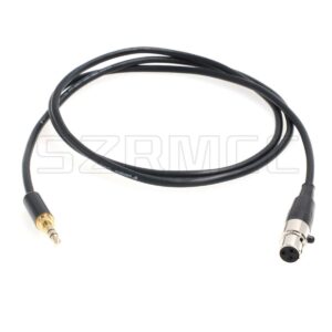 szrmcc 3.5mm 1/8'' trs to ta3f 3 pin mini-xlr audio cable for sennheiser akg headphones mic