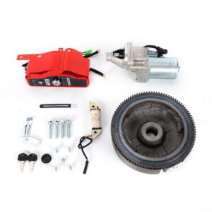 TFCFL Electric Start Kit Flywheel Starter Motor For Hoonndddaa GX390 13HP 11HP