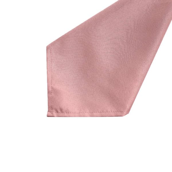 TABLECLOTHSFACTORY Pack of 5 Premium Dusty Rose 20" x 20" Washable Polyester Napkins Great for Wedding Party Restaurant Dinner Parties