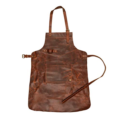 Legend Forge Leather Work Apron (Brown)