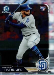 2019 bowman chrome baseball #26 fernando tatis jr. rookie card