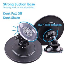 Baby Car Mirror Suction Cup, Baby Mirror for Car Rear Facing Seat Infant Adjustable Forward Facing Baby Rear View Mirror, Back Seat Infant Car Mirror Rearview Mirror for Cars without Headrest