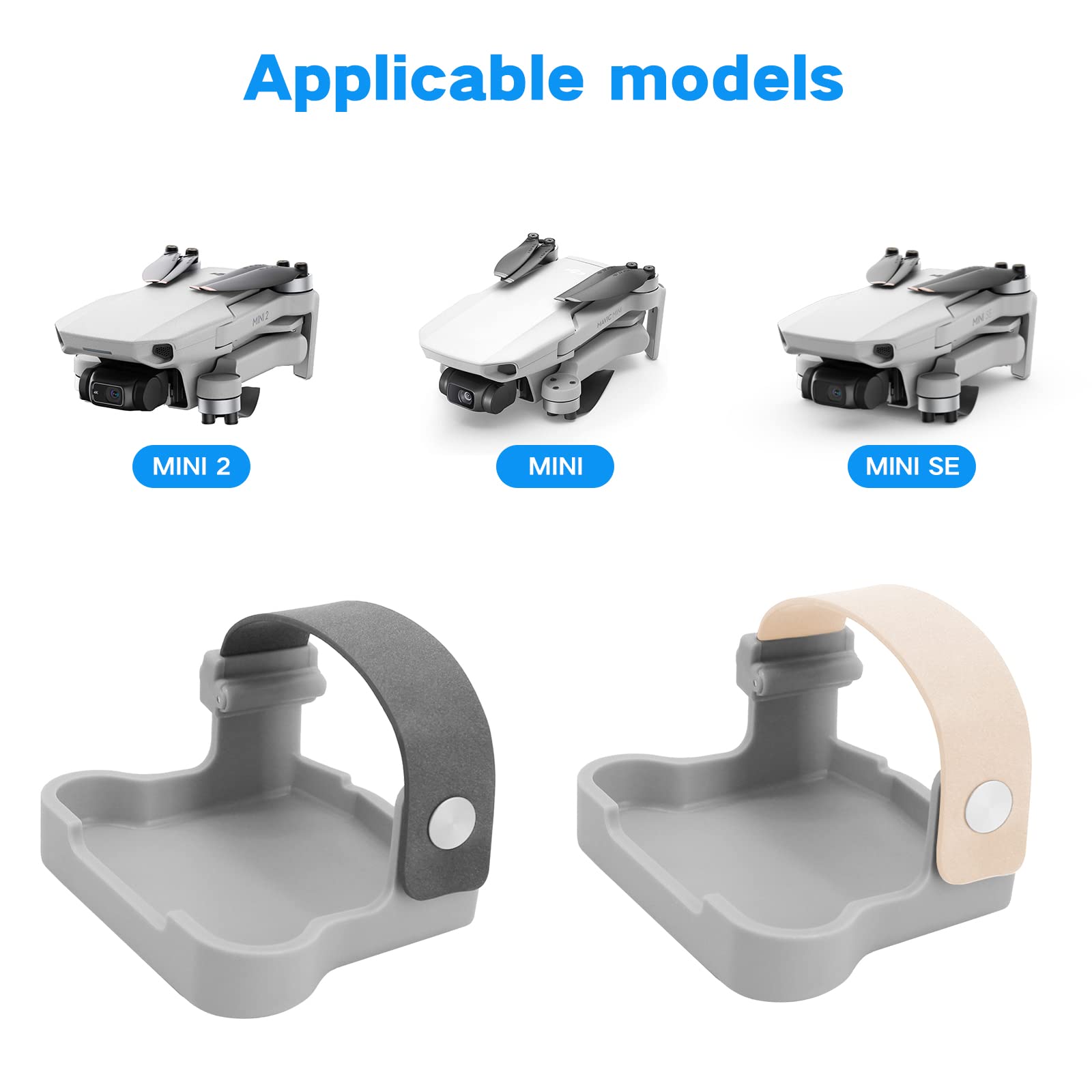 Original Mavic Mini 2 Propeller Holder for DJI Mavic Mini/Mini 2/ Mini SE Drone Accessories (Beige)(Doesn't fit When Putting into case)