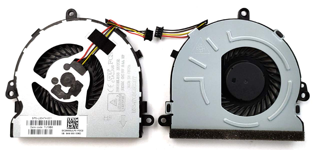 Lph Replacement CPU Fan for HP 15-DB 15-DB0004DX 15-DB0005DX 15-DB0011DX 15-DB0015DX 15-DB0031NR 15-DB0047WM 15-DB0047NR