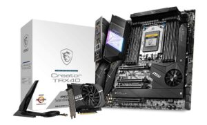 msi creator trx40 motherboard (amd strx4, pcie gen4, m.2, usb3.2 gen2x2, ddr4, 10g lan, wi-fi 6, eatx)