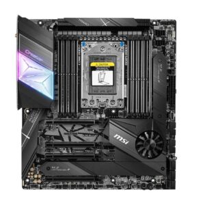 MSI Creator TRX40 Motherboard (AMD sTRX4, PCIe Gen4, M.2, USB3.2 Gen2x2, DDR4, 10G LAN, Wi-Fi 6, eATX)