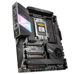 MSI Creator TRX40 Motherboard (AMD sTRX4, PCIe Gen4, M.2, USB3.2 Gen2x2, DDR4, 10G LAN, Wi-Fi 6, eATX)