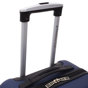 Travelers Club Cosmo Hardside Spinner Luggage, Navy Blue, Carry-On 20-Inch