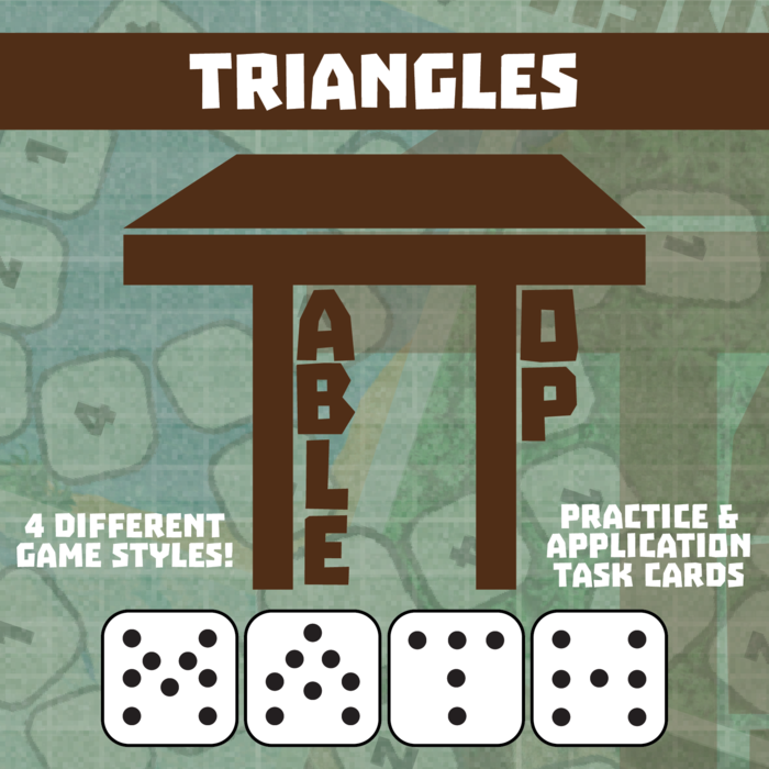 TableTop Math -- Triangles -- Game-Based Small Group Practice