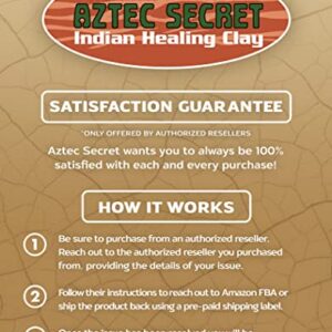 Aztec Secret– Indian Healing Clay 1 lb – Deep Pore Cleansing Facial & Body Mask – The Original 100% Natural Calcium Bentonite Clay – New Version 2