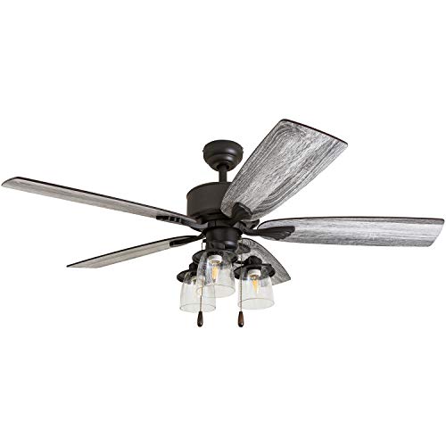 Prominence Home 51154-01 Enna Ceiling Fan, 52, Bronze