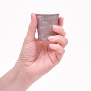 Juvale 3 oz Marble Small Paper Cups for Bathroom – 600 Pack Disposable Mouthwash Cups, Espresso Cups