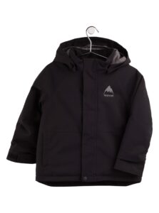 burton kids classic jacket, true black, 4t