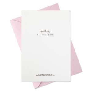 Hallmark Signature Birthday Card for Sister (Elegant Cake)