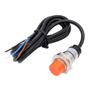 heschen m18 inductive proximity sensor switch pr18-8dp2 cylindrical type detector 8mm dc12-24v 3-wire pnp nc(normally closed) ce