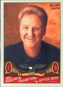 2011 upper deck goodwin champions #37 larry bird basketball player multisport multisport card nm-mt