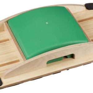 Blue Planet Balance Surfer | Bamboo Balance Board for Office, Standing Desks, Surfing, SUP, Yoga, Exercise! Includes 3 Balance Modules (EVA Foam)