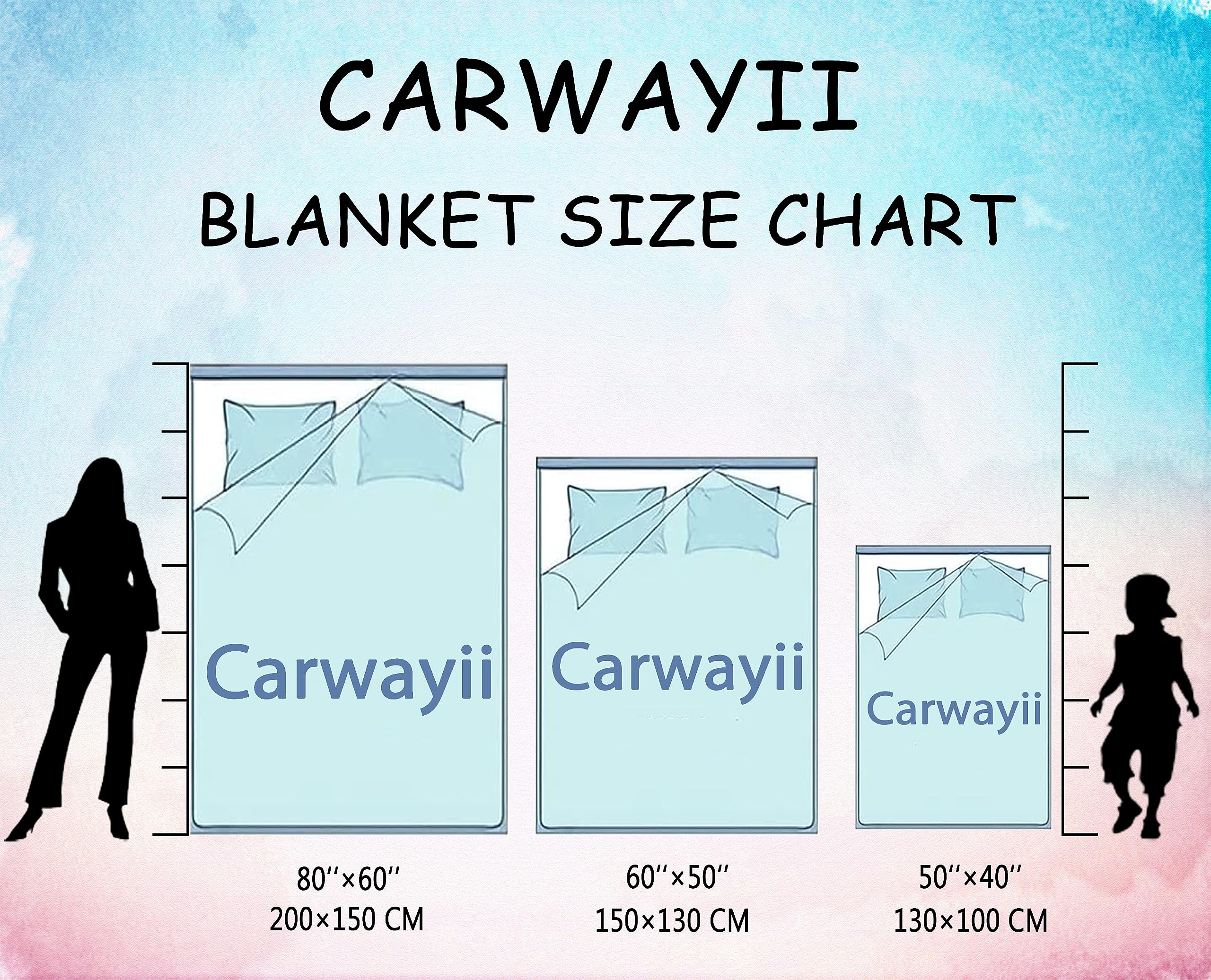 Carwayii Goat Blanket Goat Gifts for Girls Boys Kids Cute Blanket Throw Blanket Colorful Couch Sofa Blanket Flannel Goat Stuffed Animals Blanket for Goat Lover Birthday Gifts - 40''x50''