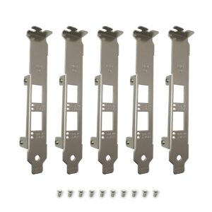 BestParts 5pcs New Full Height Bracket for Intel E10G42BTDA X520-DA2 E10G42BFSR X520-SR2 X520-LR2 X710-DA2 JL82599ES E33052-003