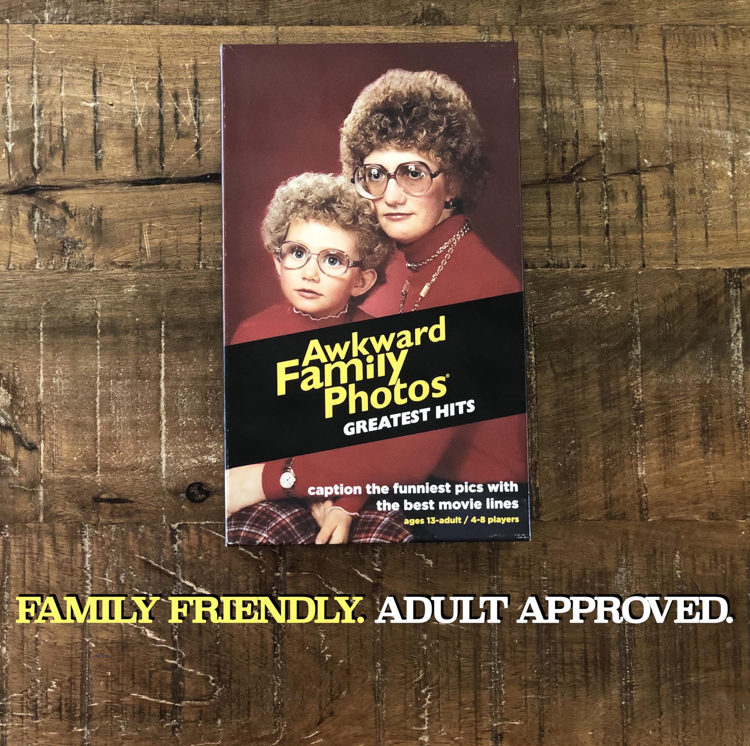 Awkward Family Photos Greatest Hits - Caption Hilarious Pics with Memorable Movie Lines, Best of Original & Vol 2, plus New Pics & Movie Lines, Age 13 & Up, Better Cards, Bigger Images & A Card Box