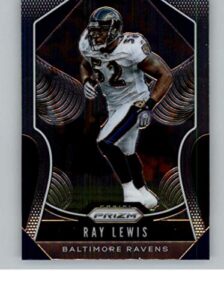 2019 panini prizm #273 ray lewis baltimore ravens nfl football trading card