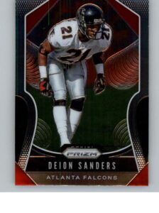 2019 panini prizm #295 deion sanders atlanta falcons nfl football trading card