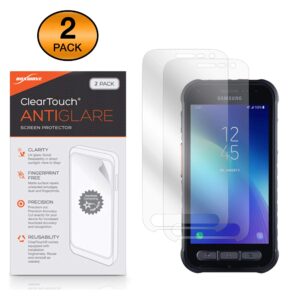 BoxWave Screen Protector Compatible with Samsung Galaxy XCover FieldPro - ClearTouch Anti-Glare (2-Pack), Anti-Fingerprint Matte Film Skin for Samsung Galaxy XCover FieldPro