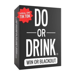 do or drink drinking card games for adults - fun adult games for game night & parties - 21st birthday gift & bachelorette party games with 350 cards & 175 challenges that will get you drinking