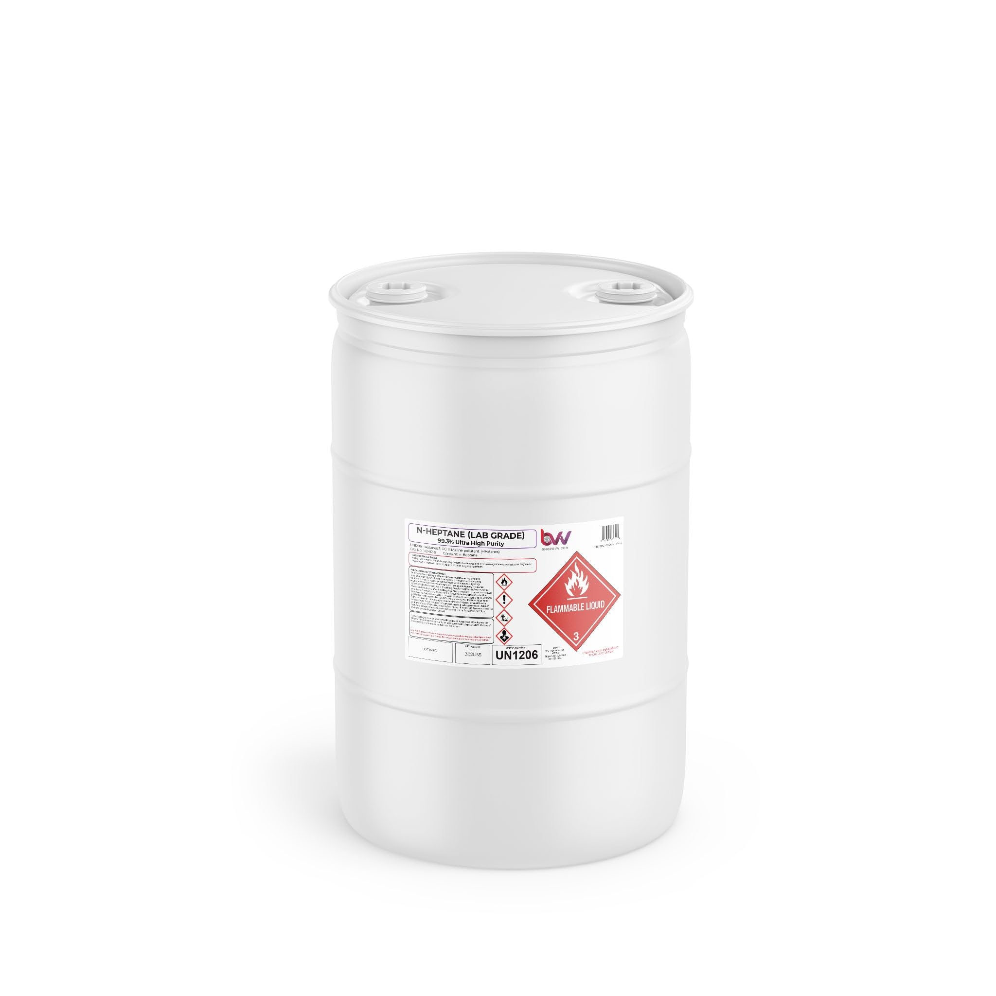 BEST VALUE VACS Lab Grade N-Heptane - Ultra High Purity Solvent - 99.3% Pure Dissolving Heptane Solution - 1 Gallon