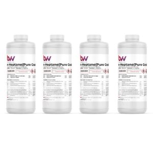 BEST VALUE VACS Lab Grade N-Heptane - Ultra High Purity Solvent - 99.3% Pure Dissolving Heptane Solution - 1 Gallon