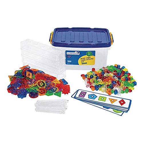 Excellerations STEM Math Light Table Activity Set