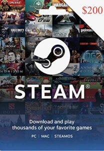 n plus steam gift cards - $200