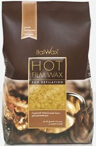 italwax natural - hard stripless wax beads 2.2 lbs. - 1 kg. bag