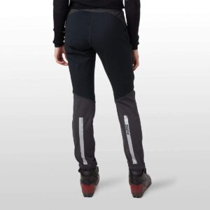 Swix Women's Cross Classic Layout Stretch Softshell Ski Pants, Phantom/Black, Small