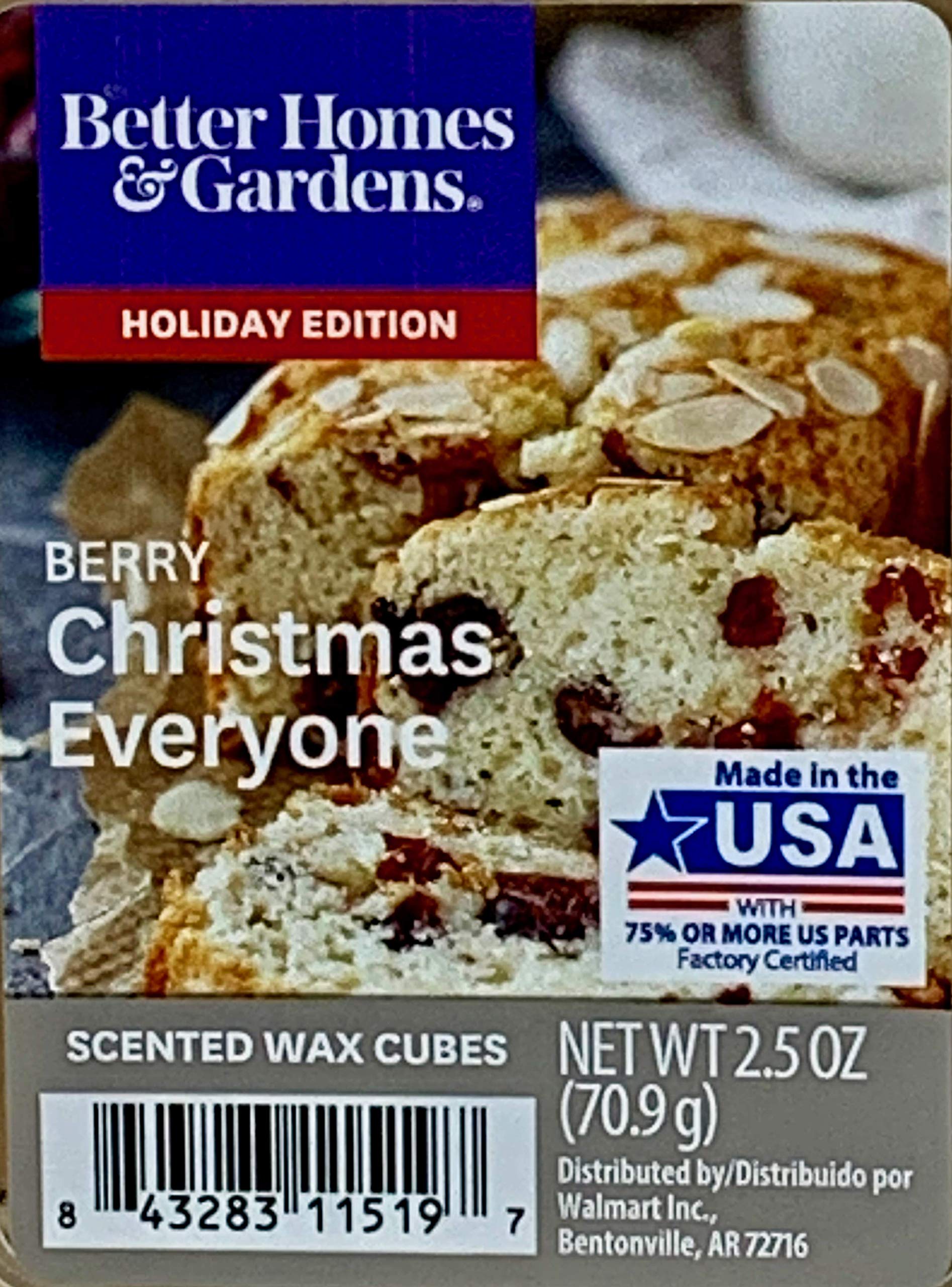 Better Homes and Gardens Berry Christmas Everyone Wax Cubes - 4-Pack