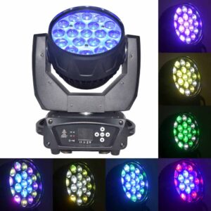 boulder pro 19x15w zoom beam wash moving head light for stage lighting effect with rgbw 4in1 led and dmx control dj disco and nightclub