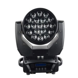 Boulder Pro 19x15W Zoom Beam Wash Moving Head Light for Stage Lighting Effect with RGBW 4in1 LED and DMX Control Dj Disco and Nightclub