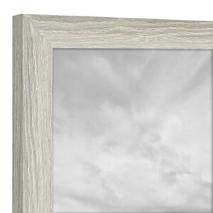 MCS Studio Gallery 20x30 Poster Frame Gray Woodgrain, Vertical & Horizontal Wall Hanging Large Picture Frame for Photos, Posters & Art Prints (2-Pack)