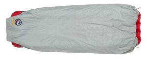 big agnes kings canyon ul (primaloft) ultralight camping quilt, gray/palm