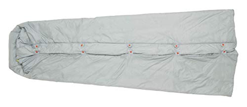 Big Agnes Kings Canyon UL (Primaloft) Ultralight Camping Quilt, Gray/Palm