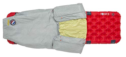 Big Agnes Kings Canyon UL (Primaloft) Ultralight Camping Quilt, Gray/Palm