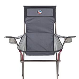 Big Agnes Big Six Armchair - High & Wide Luxury Camp Chair, Asphalt/Gray