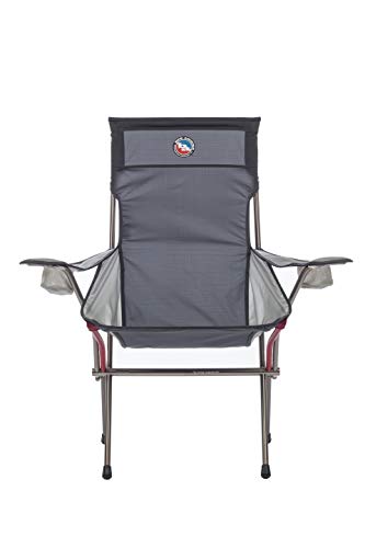 Big Agnes Big Six Armchair - High & Wide Luxury Camp Chair, Asphalt/Gray