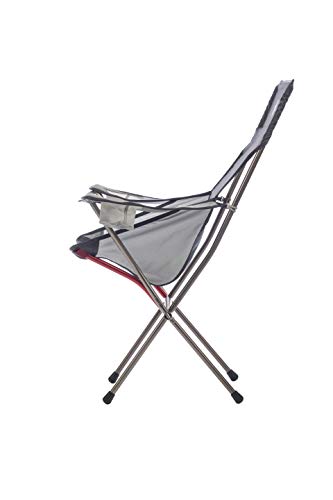 Big Agnes Big Six Armchair - High & Wide Luxury Camp Chair, Asphalt/Gray