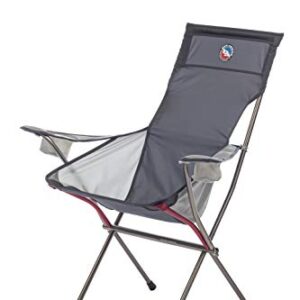 Big Agnes Big Six Armchair - High & Wide Luxury Camp Chair, Asphalt/Gray