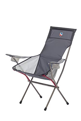 Big Agnes Big Six Armchair - High & Wide Luxury Camp Chair, Asphalt/Gray