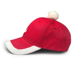 KKMKSHHG Merry Christmas Hat Unisex Adult Vintage Adjustable Santa Baseball Cap Red/White (Merry Christmas Santa Claus, One Size)