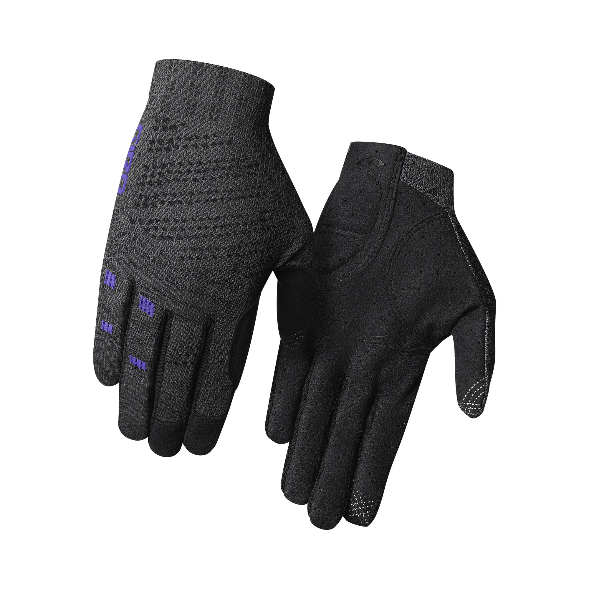 Giro W Xnetic Trail Womens Mountain Cycling Gloves - Titanium/Electric Purple (2023), Large